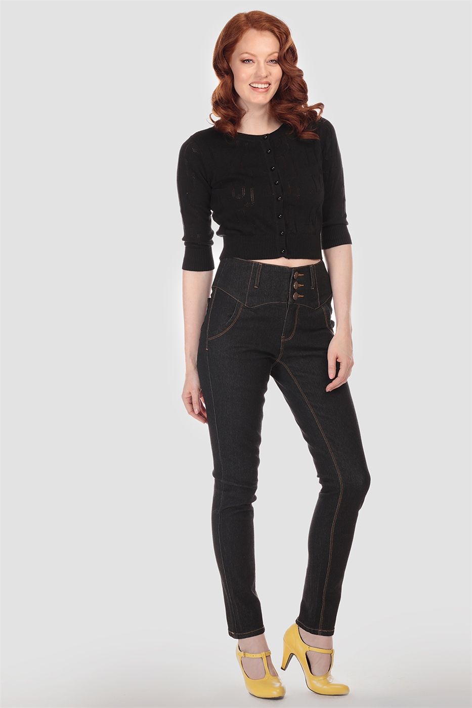 Rebel Kate Classic Denim Jeans | Collectif Vintage